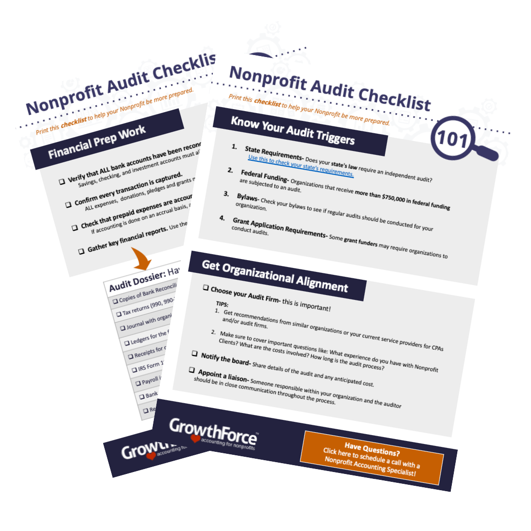 GrowthForce | Nonprofit Financial Audit Checklist